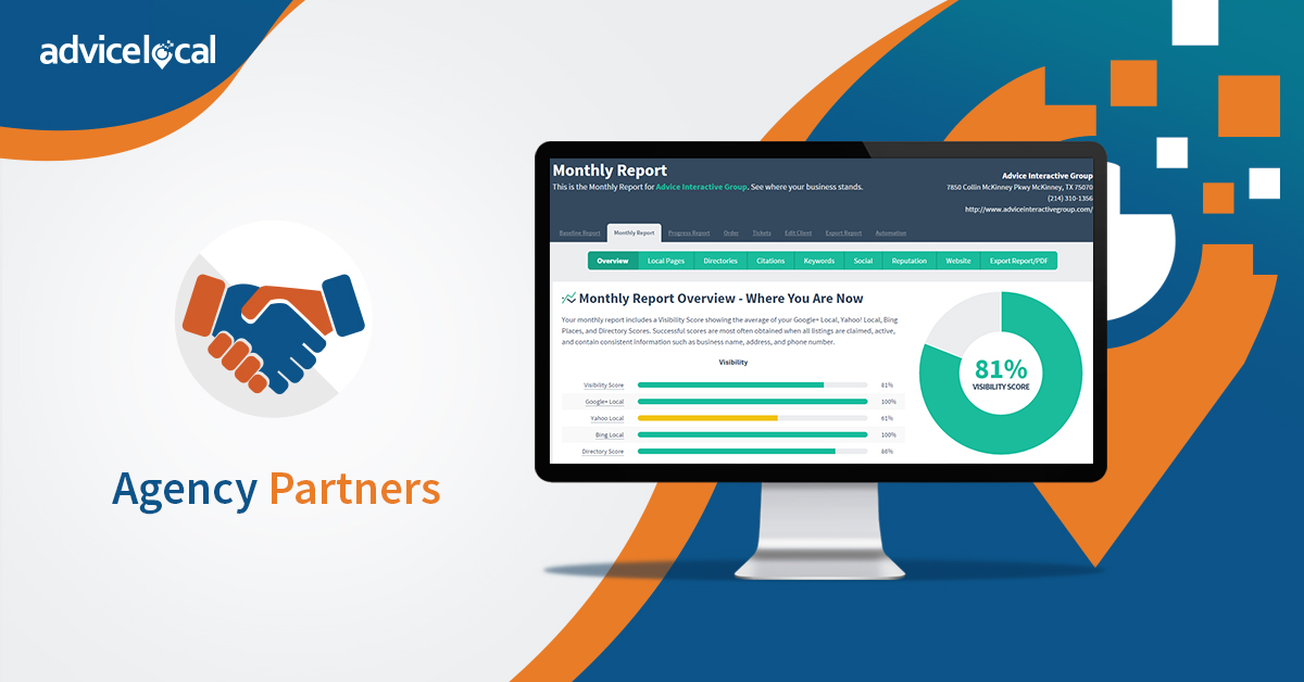 Agency Business Listing Management Software & Tools | Advice Local