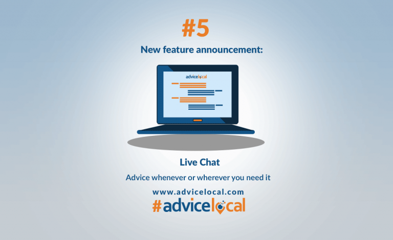 New Feature Announcement: Live Chat | Advice Local