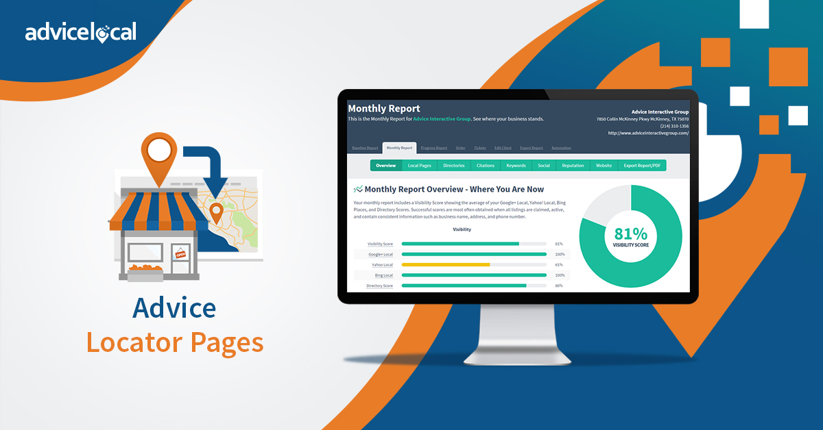 Advice Locator Pages – Location Landing Pages | Advice Local