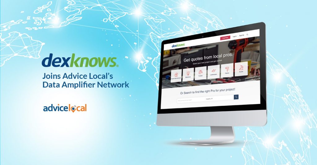 DexKnows Joins Advice Local’s Data Amplifier Network | Advice Local
