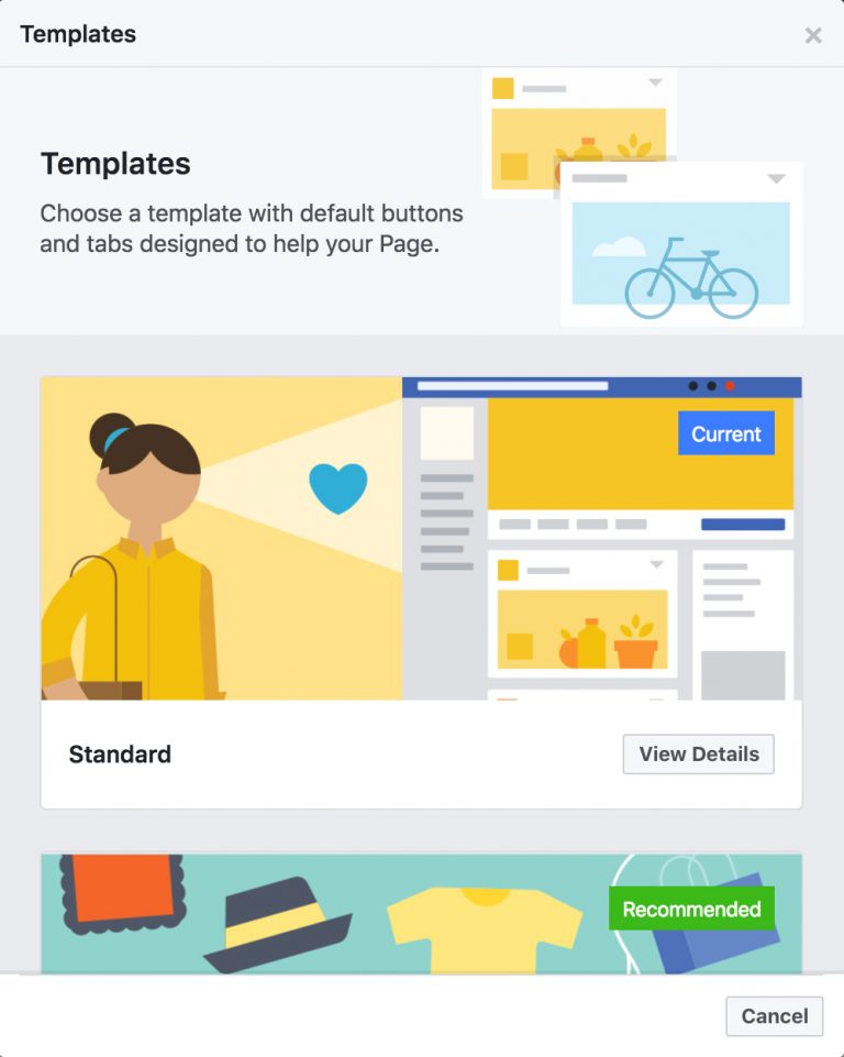 Facebook Creates Page Templates to Help Businesses | Advice Local