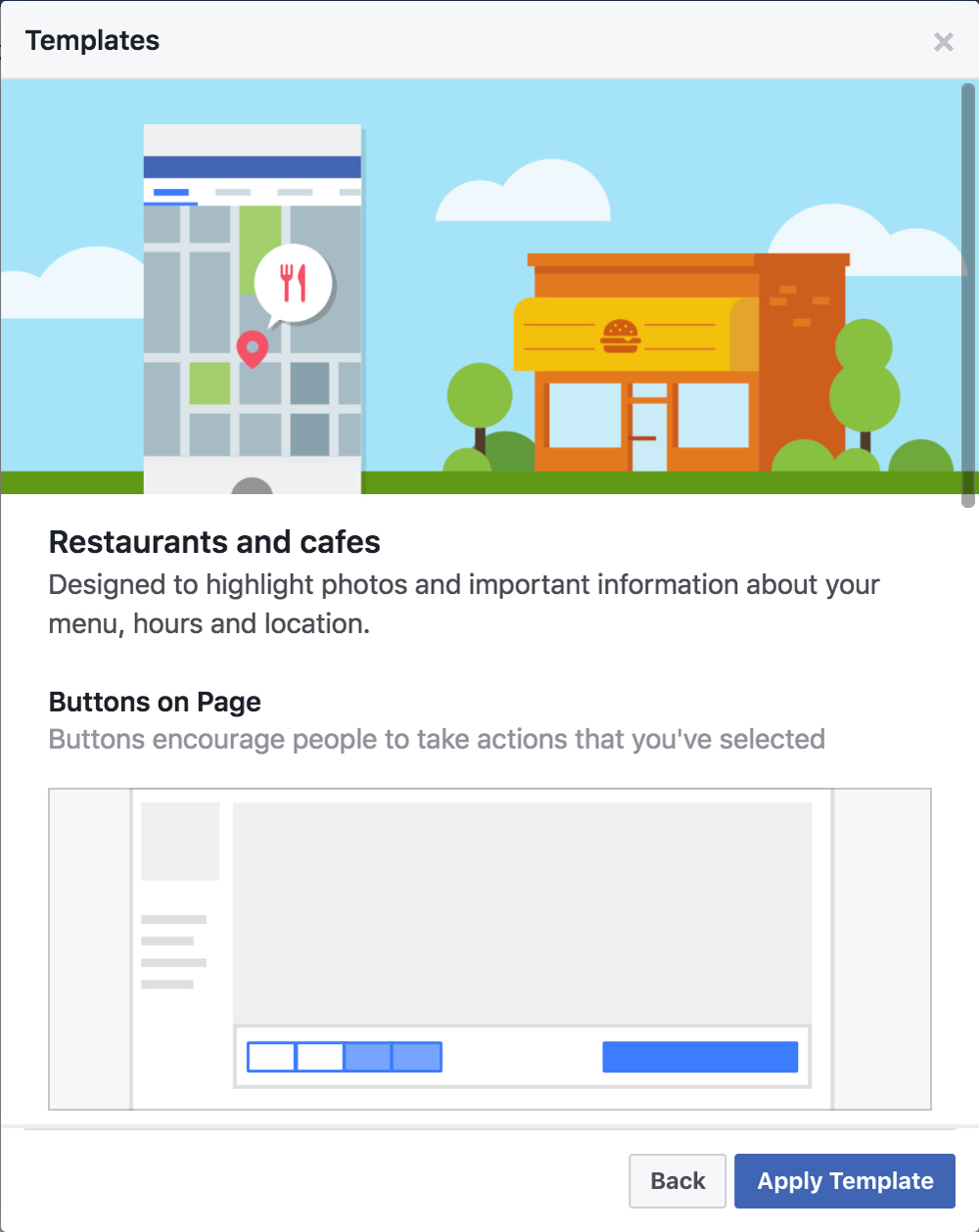 Facebook Creates Page Templates to Help Businesses | Advice Local