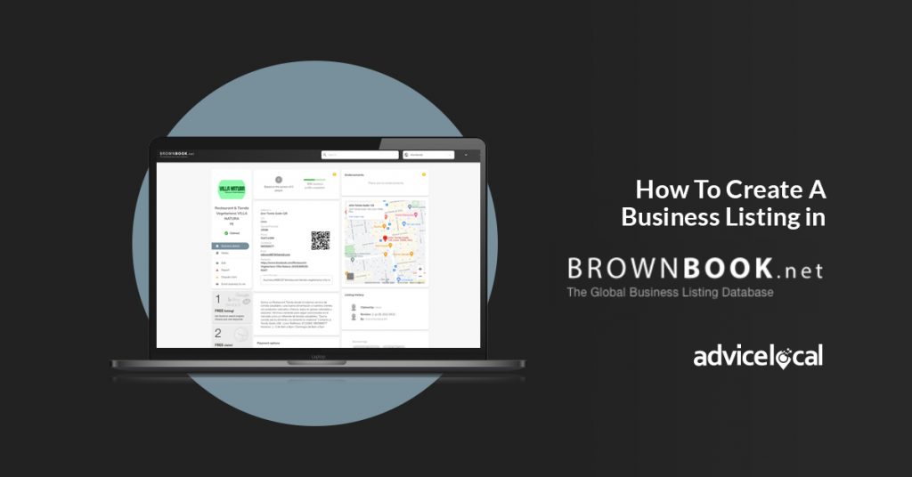 How To Create A Business Listing in Brownbook | Advice Local