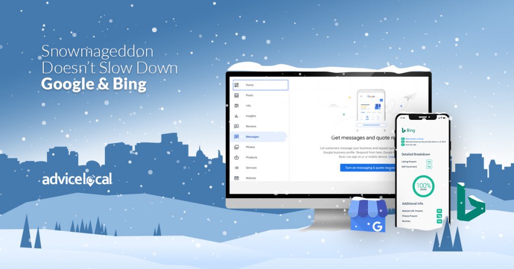 Snowmageddon Doesn’t Slow Down Google & Bing | Advice Local