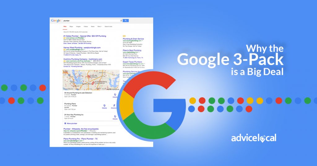 Why the Google 3-Pack is a Big Deal | Advice Local